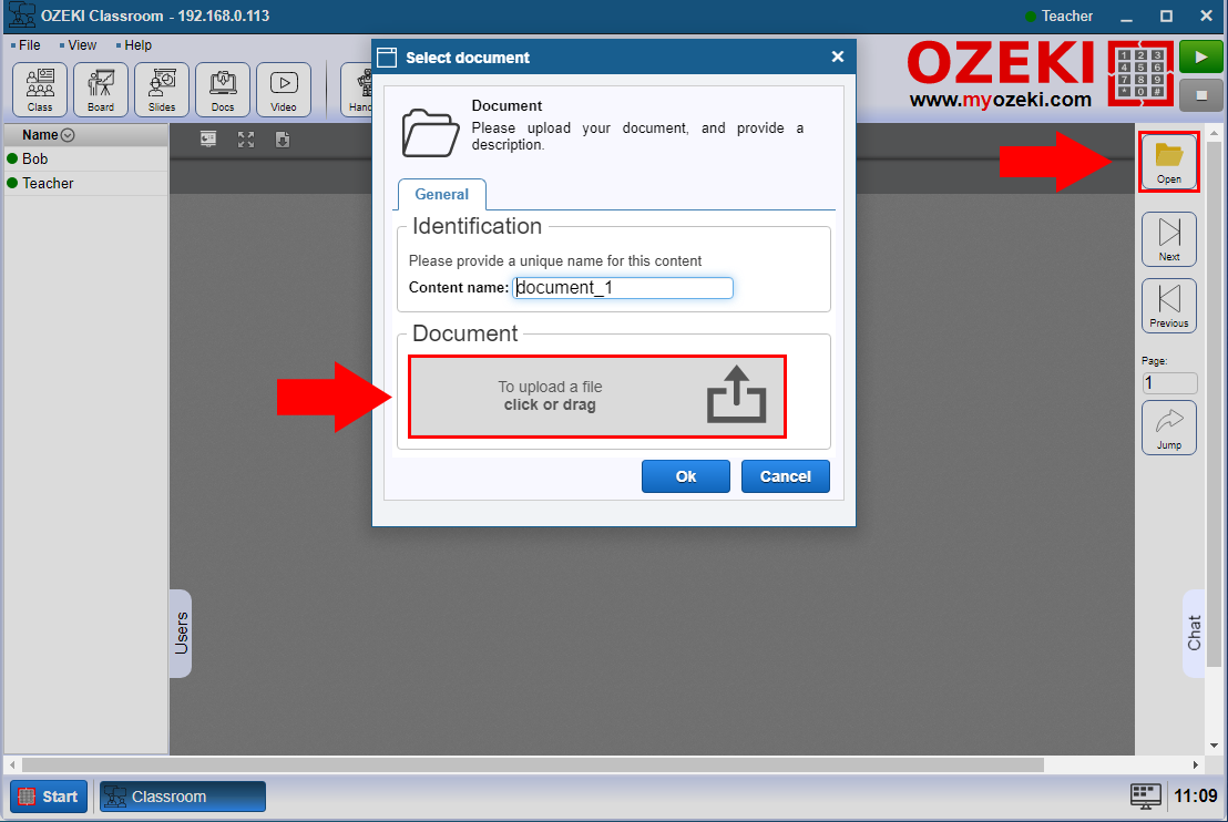 how-to-create-slideshow-presentation-in-the-ozeki-virtual-classroom