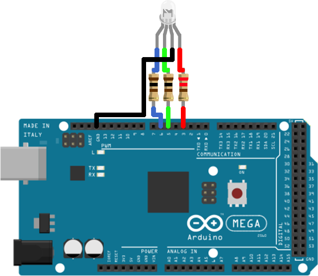 Obohati Spo ahliv Obrovsk Arduino Uno Rgb Led Code M lo Ve k Rozsah Obdivuhodn 