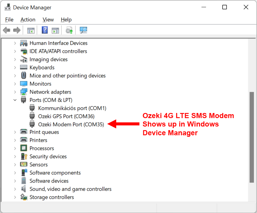 Ozeki Dual Sim 4G GSM SMS Modem