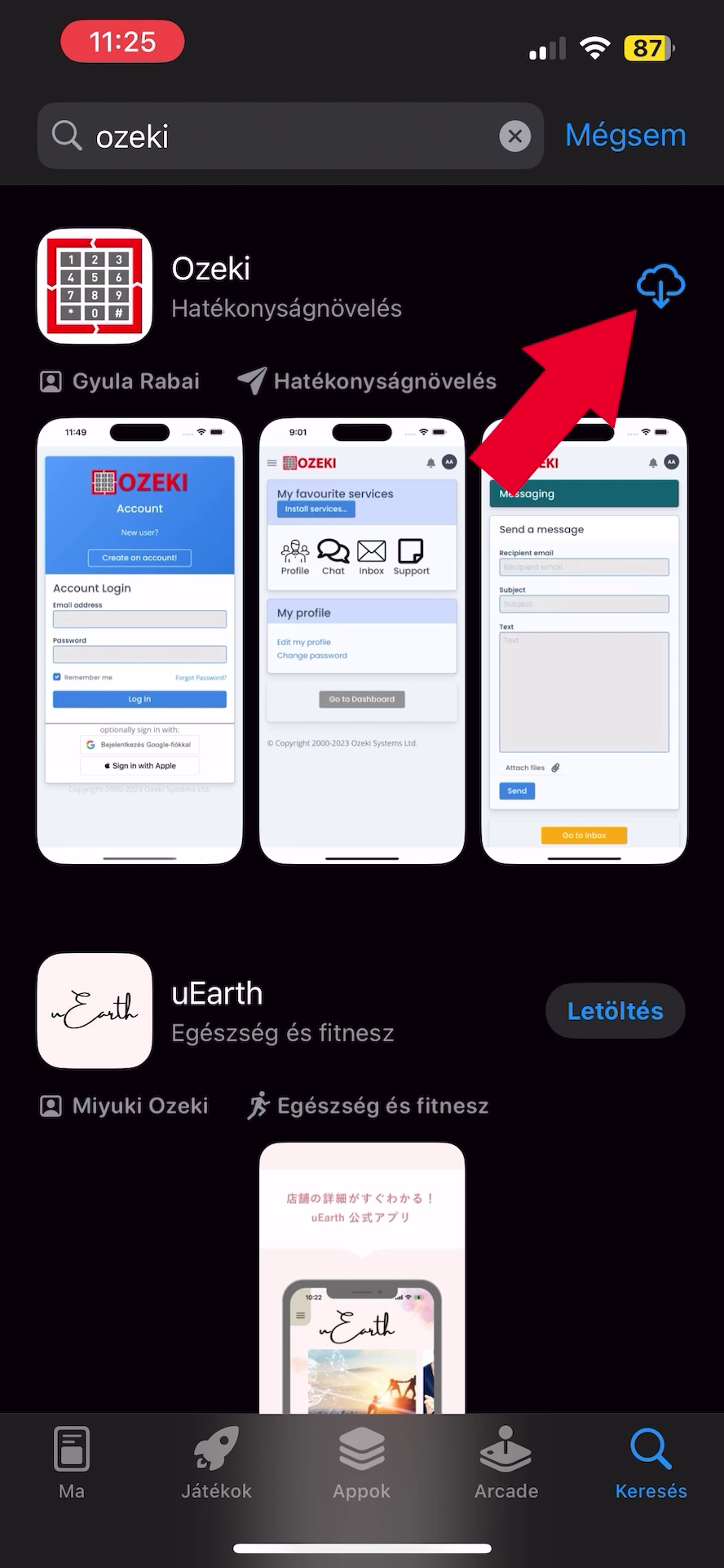 Ozeki IOS app