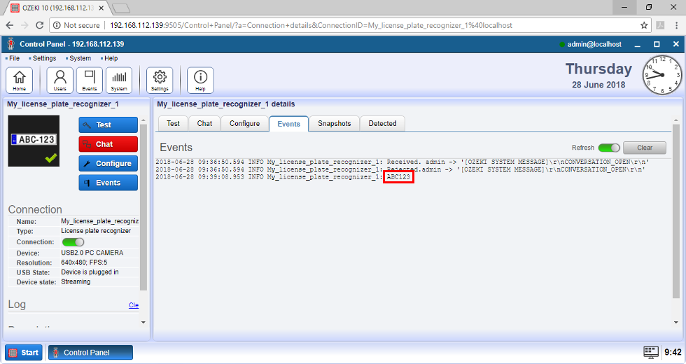 Detecting vehicle license plates