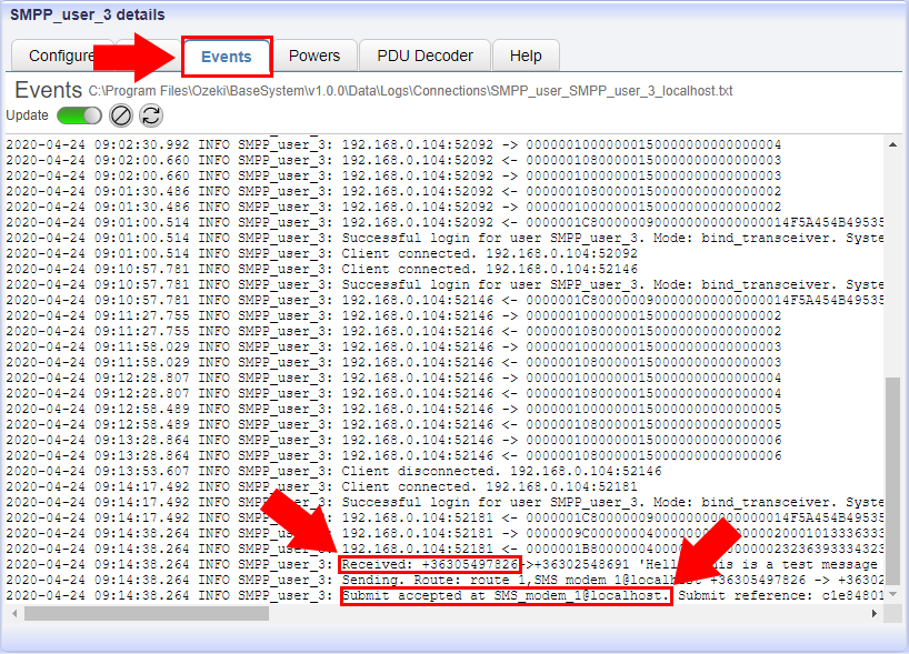 How to route SMS messages using phone