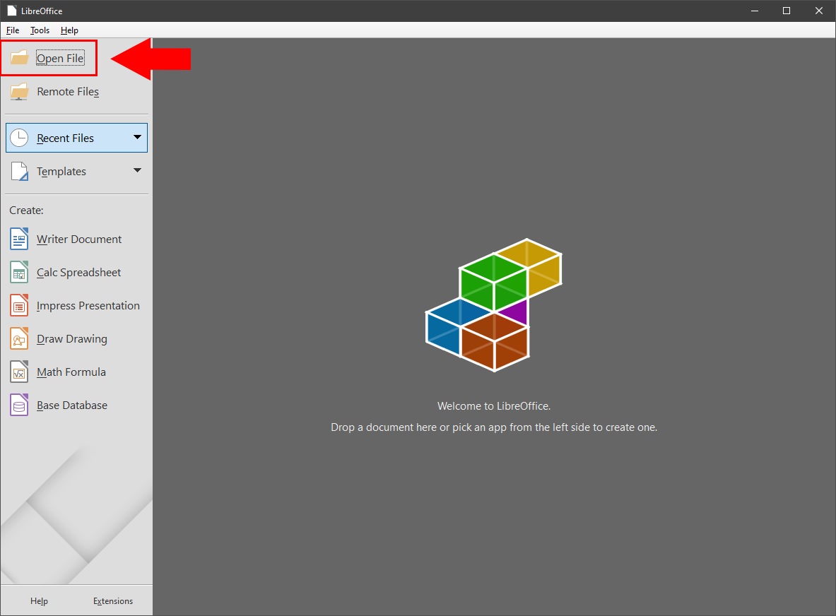 How to conver ta PPT into ODP using LibreOffice